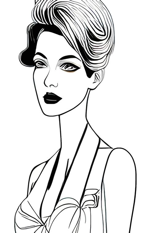 Female Fashion Drawing Sketches Vol 1 10880732 Vector Art At Vecteezy