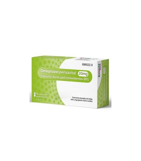 Omeprazol Farmamabo 20 mg 14 cápsulas Envío 24 48H