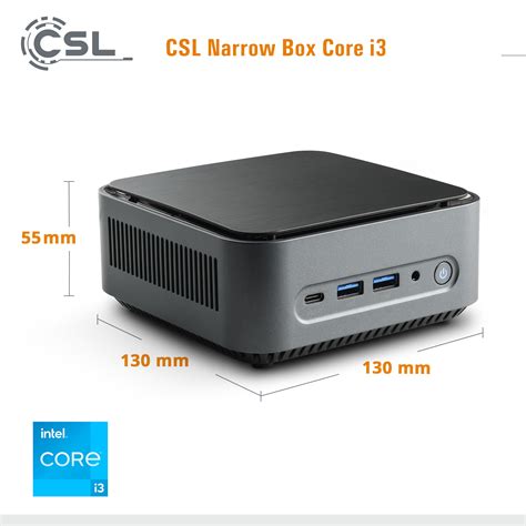 Mini Pc Csl Narrow Box Core I3 Windows 11 Home 1000gb16gb Csl