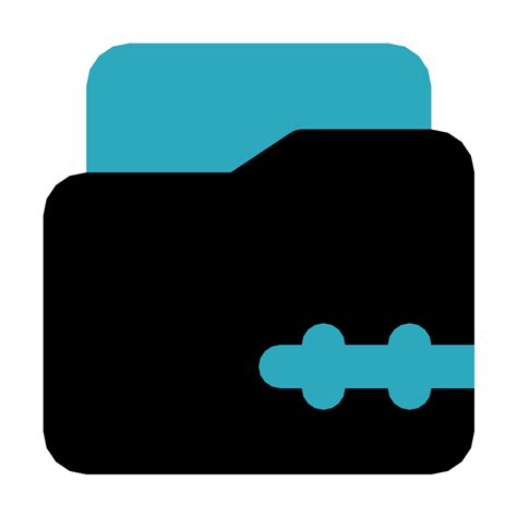 Folder Zip 2 Vector SVG Icon - SVG Repo