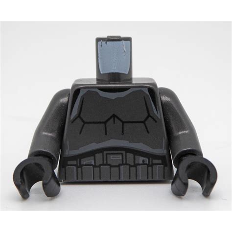 Lego Pearl Dark Gray Pearl Dark Gray Shadow Stormtrooper Minifig Torso