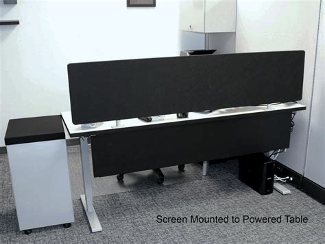 Omni Easy Bench Divider Screen Bracket Simple Sturdy Design With A