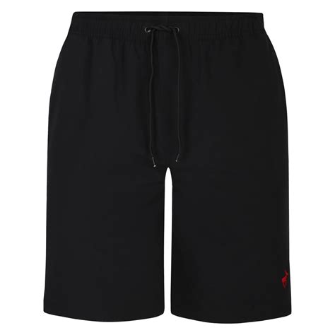 Bigdude Plain Swim Shorts Black Bigdude