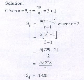 Exercise Sum To N Infinite Terms Of A G P Geometric Progression