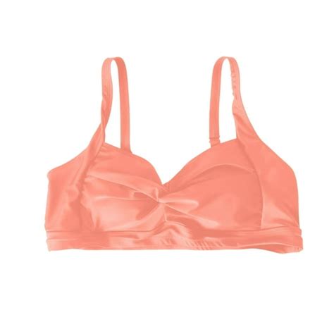 Dhfjkg String Bikini Tops For Women Bathing Suit Swim Ruched Bikini Top