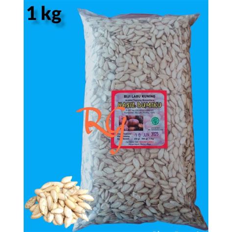 Jual Biji Labu Kuning Kering Murah 1 Kg Benih Labu Kuning Kering Murah