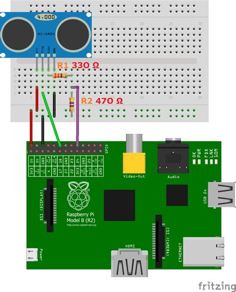 Ultrasonic Sensor Raspberry Pi Python Code Raspberry