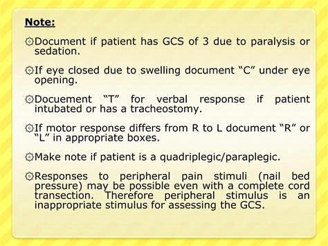 Gcsglasgow Coma Scale Ppt To Understandpptx