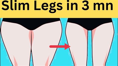 3 Minute Workout Before Sleep To Slim Down Your Legs Youtube