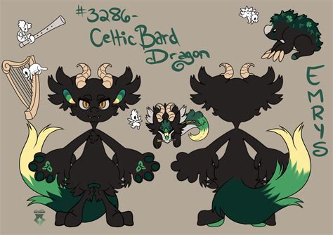 Reference Sheet Emrys By Mysticscriber On Deviantart