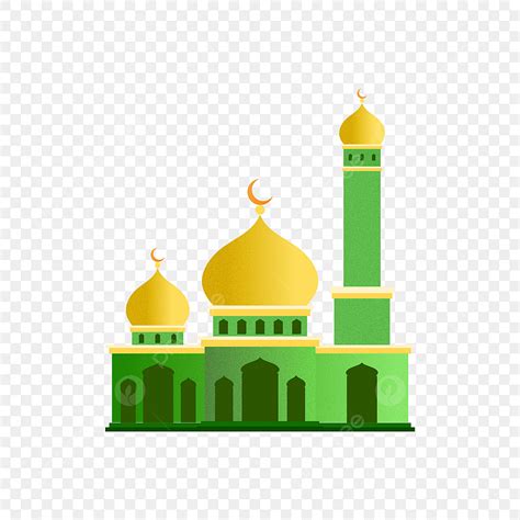 Masjid Vector Png Images Beautiful Green Masjid Background Prayer