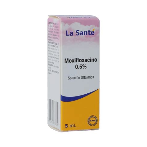 Moxifloxacino 0 5 Solución Oftalmica La Santé Frasco X 5mL Los expertos en ahorro Cruz Verde