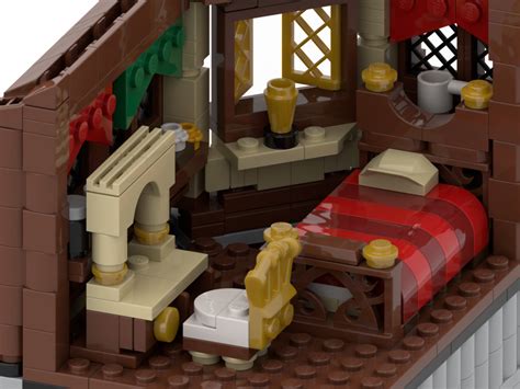 Lego Moc Medieval Tavern By Huebre Rebrickable Build With Lego