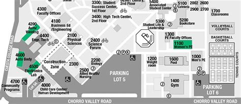 Cuesta College Campus Map Cuesta College North County Campus Huhyg