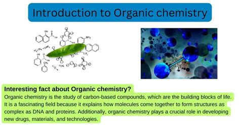 Introduction To Organic Chemistry History Scope And Applications