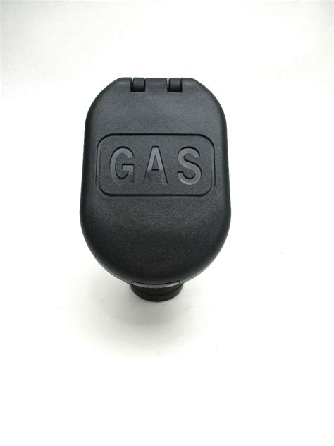 Perko 1318g00blk Black Polymer Angled Neck Boat Non Epa Vented Gas Fill