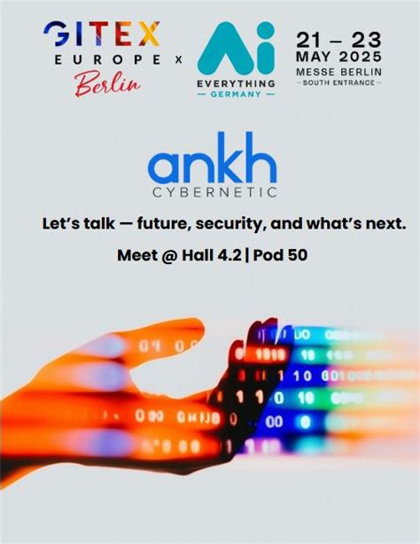 Gitex2025 Ankhcybernetic Futuresecured Cybersecurity Quantumtech… Kathirvel Gavaskar🎖️