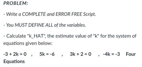 Solved Problem Write A Complete And Error Free Script