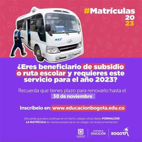 Beneficio Movilidad Escolar 2023 Portal Red Académica