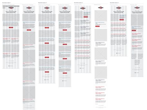 Design System Email Wireframes Styles Grid By Annett On Dribbble
