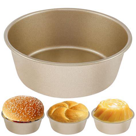 4pcs Air Fryer Egg Moulds Non Stick Air Fryer Egg Tin Reusable Round