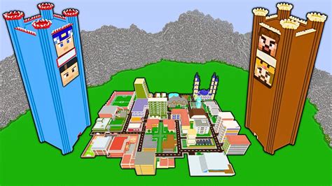 Kerem Komİser Kule Vs Fakİr Kule 😱 Minecraft Youtube