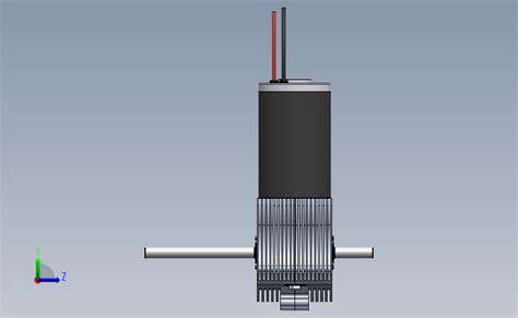 电机用涡轮齿轮箱减速机齿轮轴STEP IGES SOLIDWORKS 2017 模型图纸下载 懒石网