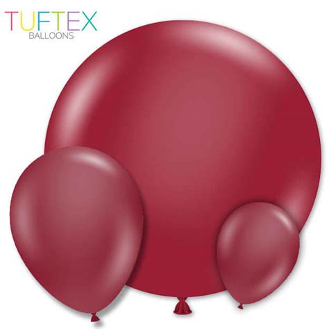 Tuftex Samba Burgundy Latex Balloon Options