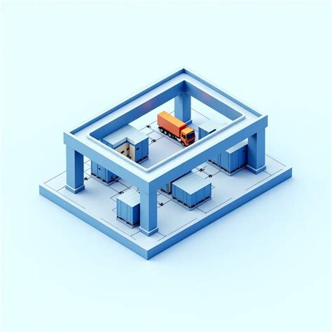 Automated Warehouse 3d Scheme Stable Diffusion Online
