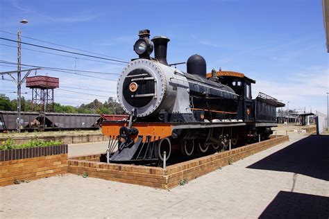 Old Steam Locomotives In South Africa Klerksdorp Station Sar Class 7