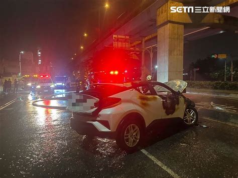 中國女酒駕自撞分隔島火燒車 同車閨蜜未勸導遭連坐罰1萬5