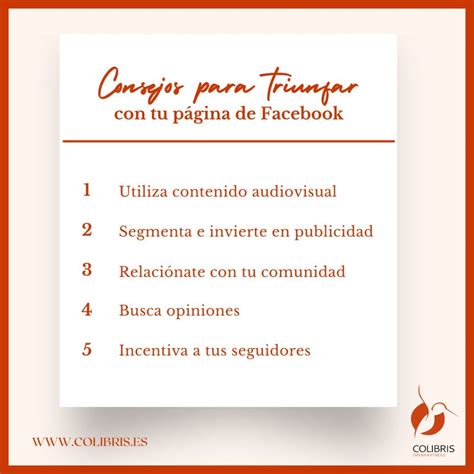 Consejos Para Aumentar La Visibilidad En Facebook COLIBRIS
