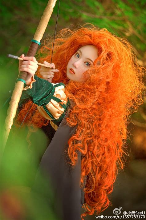 Merida Brave By Coser Tiểu Nhu 小柔seeu Merida Cosplay Cosplay Anime