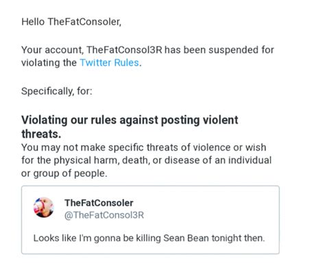Twitter Is Banning People Who Tweet About Killing Sean Bean In Hitman Vg