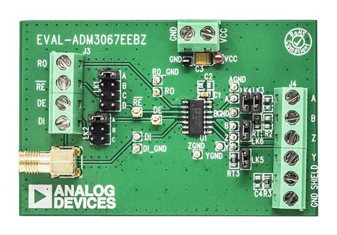 EVAL ADM3067EEBZ Analog Devices Evaluation Board ADM3067EBRZ RS485 Transceivers