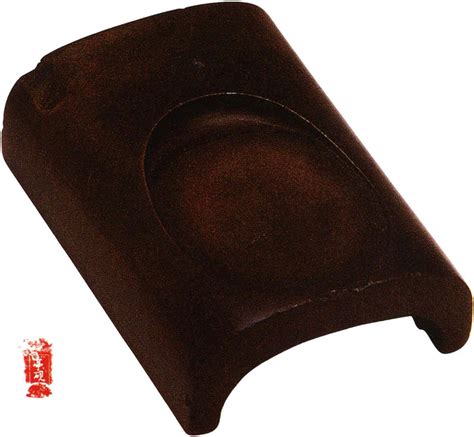 明代夔龙纹澄泥砚 古砚
