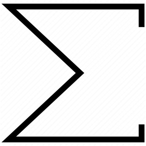 Greek Alphabet Letter Greek Letter Name Greek Symbol Sigma Sum Summation Icon