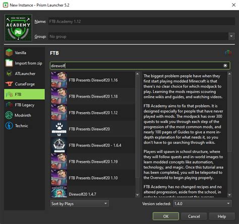 Some FTB Packs Using Incorrect Icon Issue PrismLauncher PrismLauncher GitHub