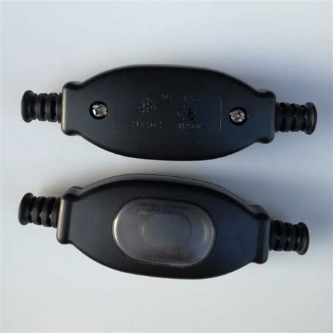 Pcs A V Waterproof Push Button Switch In Line Switch CE Cord Switch For Lighting IP