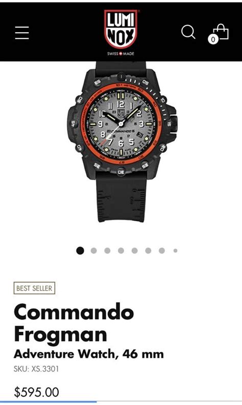 Luminox Frogman Commando Mens Fashion Watches And Accessories Watches On Carousell