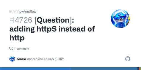 Question Adding Https Instead Of Issue Infiniflow Ragflow Github