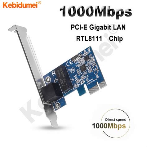 Kebidumei 1000mbps Pci Ethernet Network Card Gigabit Ethernet Lan Adapter Rj45 Pci Express