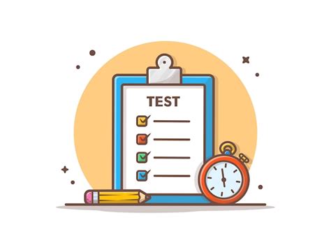 Premium Vector Job And Exam Test Vector Illustration