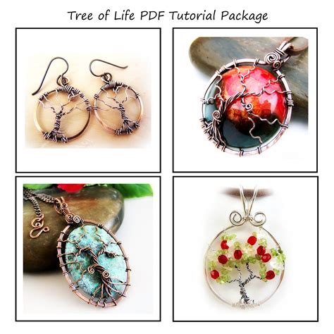 Tree Of Life Lovers Wire Wrap Jewelry Lessons 4 TUTORIAL PACKAGE PDF Etsy