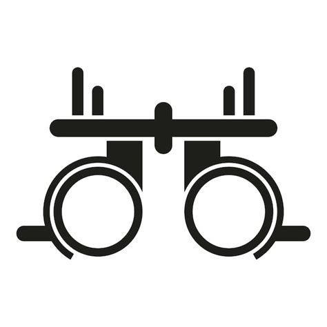 Premium Vector Medical Device Icon Simple Vector Eye Test Exam Vision