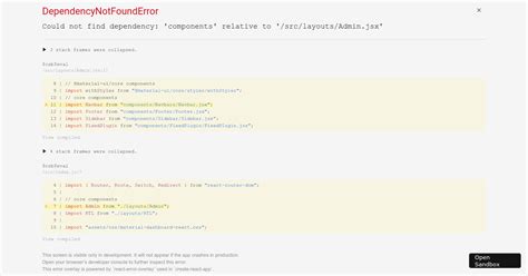 Material Dashboard React Forked Codesandbox