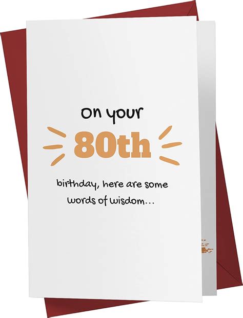 Funny 80th Birthday Card Hilarious Funny 80 French Polynesia Ubuy