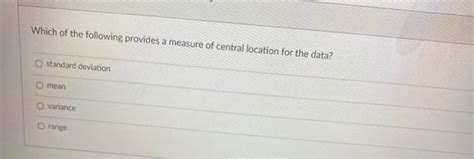 Solved Question 3 From The Following Identify The Example