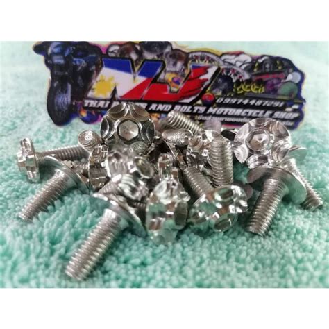 Cnc 6x15 Star Design Boltsper Pcs1 Shopee Philippines
