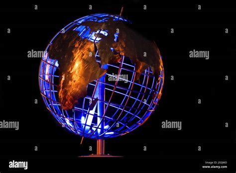 Monument Asia Night Nighttime Africa Europe Axis Globe Planet Earth